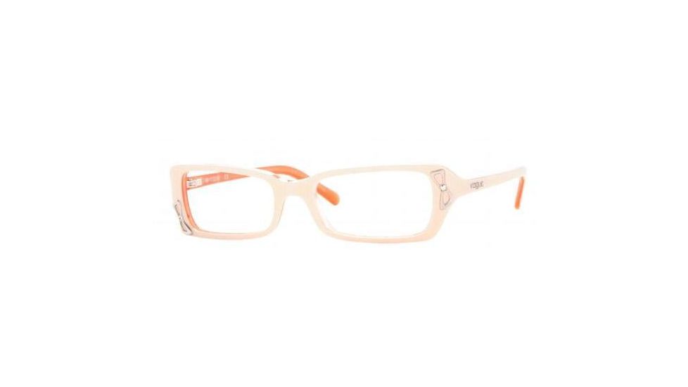 Vogue VO2488B Eyeglasses Frames Top White Cream-orange Frame VO-2488B ...